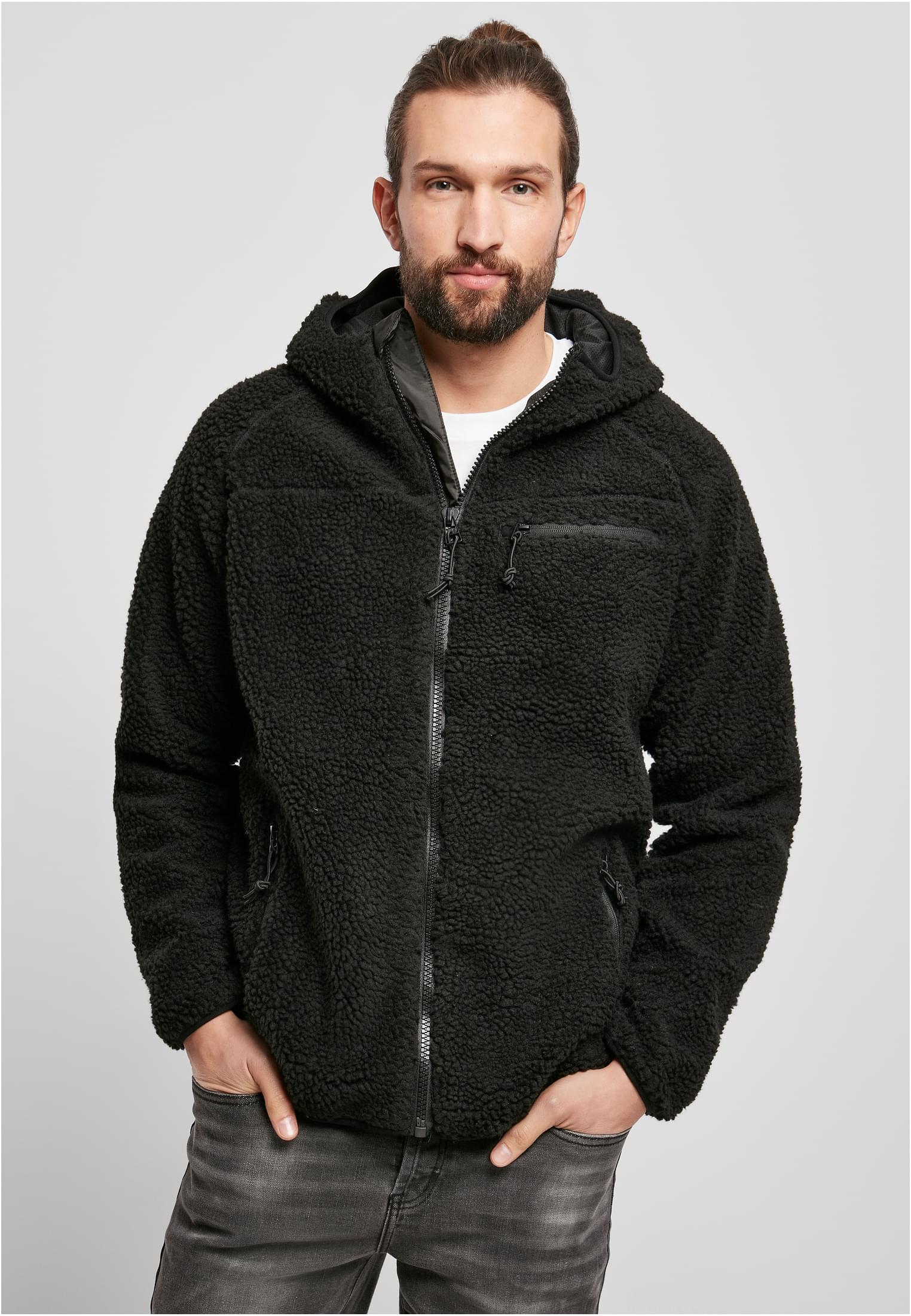 B Teddyfleece Worker Jacket för Herr | Workout Brands