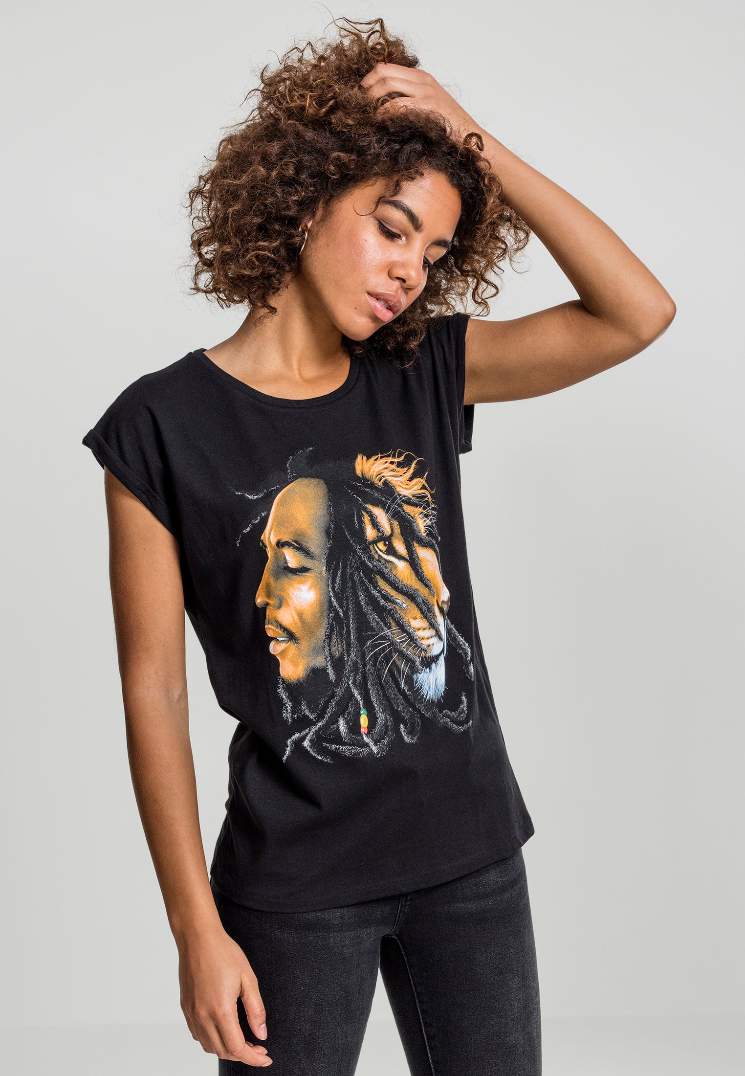 MT Bob Marley Lion Face Tee