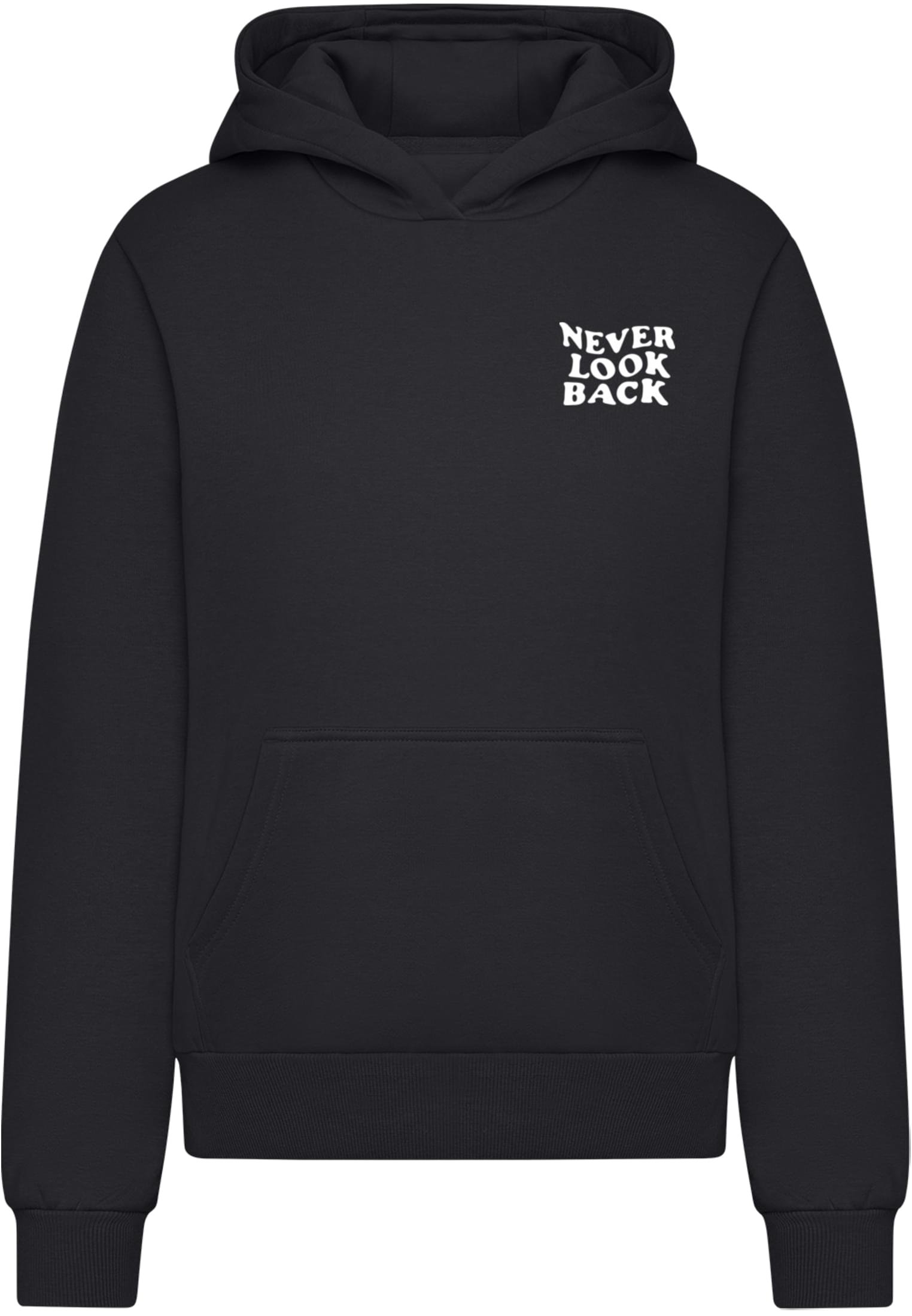 MT Never Look Back Ladies Fluffy Hoody