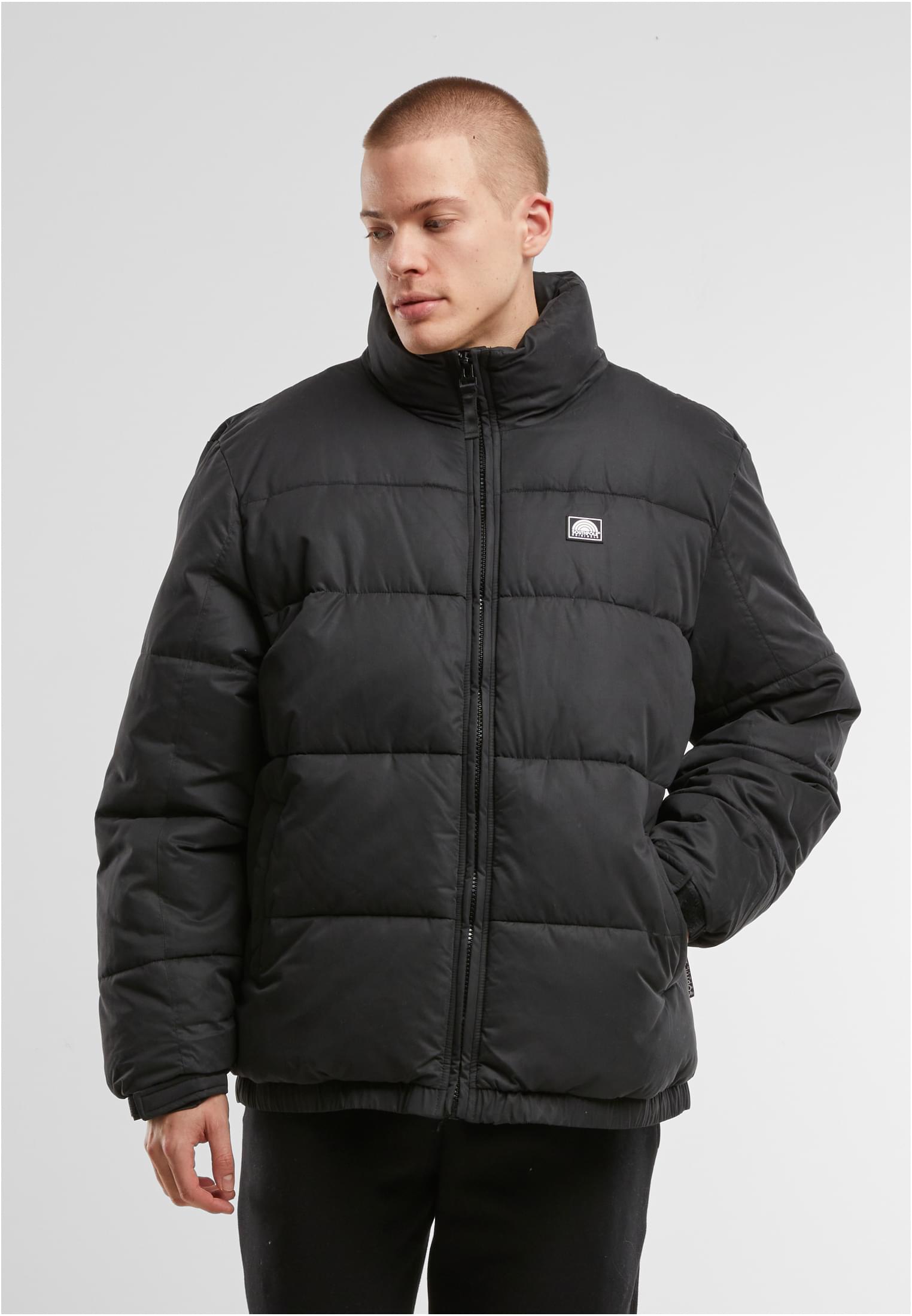 SP Color Block Puffer Jacket för Herr | Workout Brands