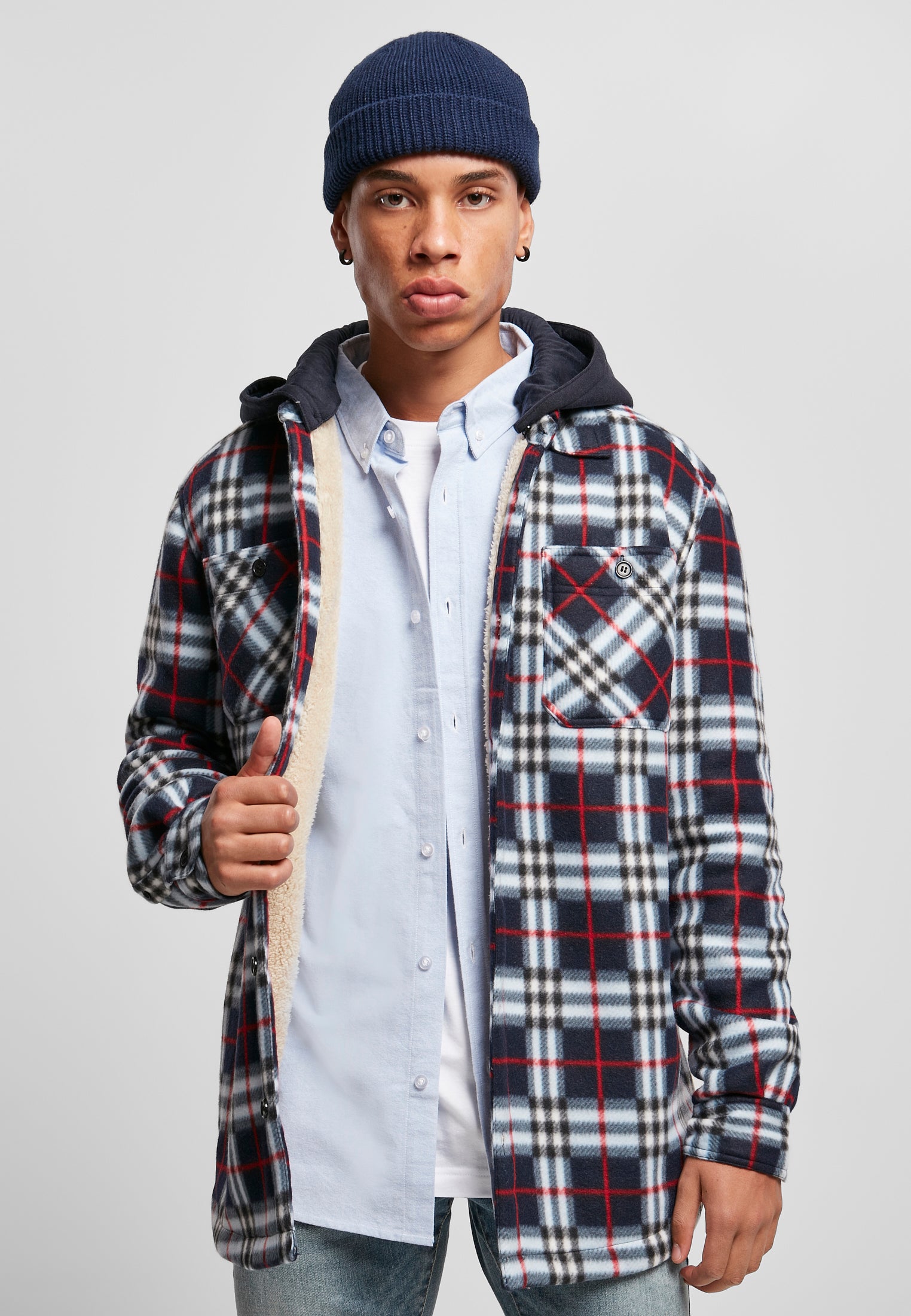 UC Hooded Polar Fleece Overshirt